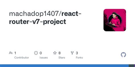 Github Machadop1407 React Router V7 Project