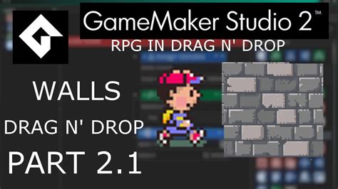 Collisions And Walls For RPG In GameMaker Studio Making RPG In GameMaker Studio Part