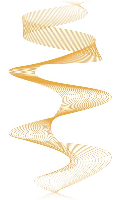 Abstract Wave Element For Design Curved Wavy Line PNG