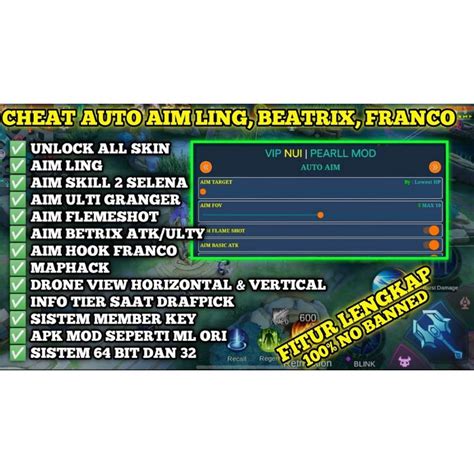 Mlbb Hack Nui Mod Autoaim Shopee Malaysia