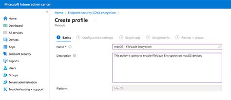 How To Enable Filevault On Macos With Microsoft Intune