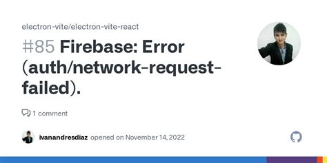 Firebase Error Auth Network Request Failed Issue 85 Electron