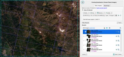 Searching For 8 Band Planetscope Scenes In Qgis Welcome To Planet Support