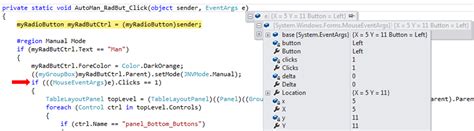 C How Do I Access The Mouseeventargs Class Inside The Eventargs