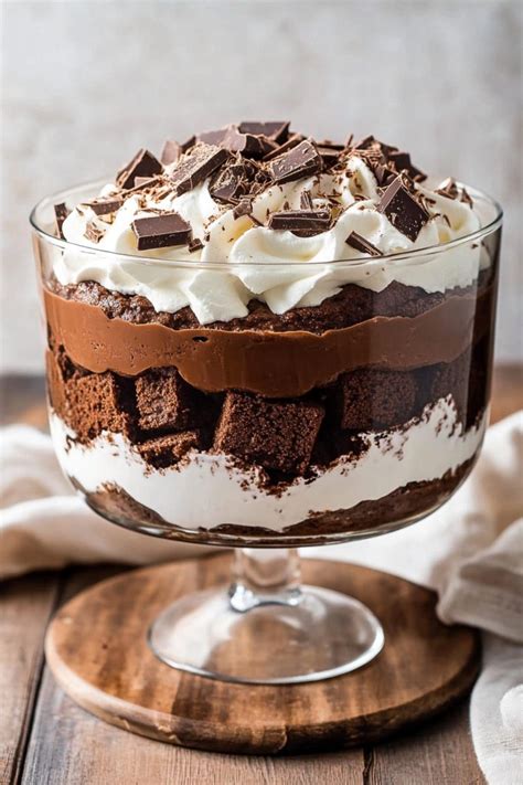 Chocolate Brownie Trifle Insanely Good