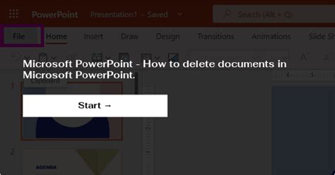 Microsoft Powerpoint How To Delete Documents In Microsoft Powerpoint
