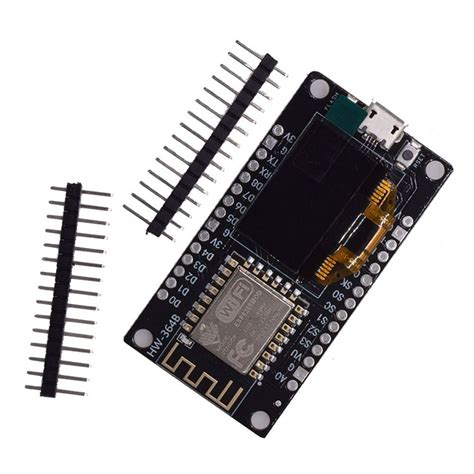 Placa Nodemcu Esp8266 Desarrollo Pantalla Oled De 0 96 Pulgadas Desarrollar Micro Usb Walmart