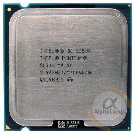 Процессор Intel Pentium Dual Core E6500 (2×2.93GHz/1Mb/s775) БУ ...