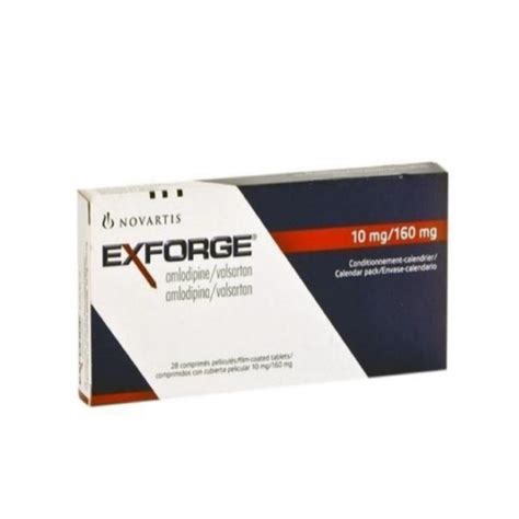 Exforge 10160mg Tablets 28 Tablets Asset Pharmacy