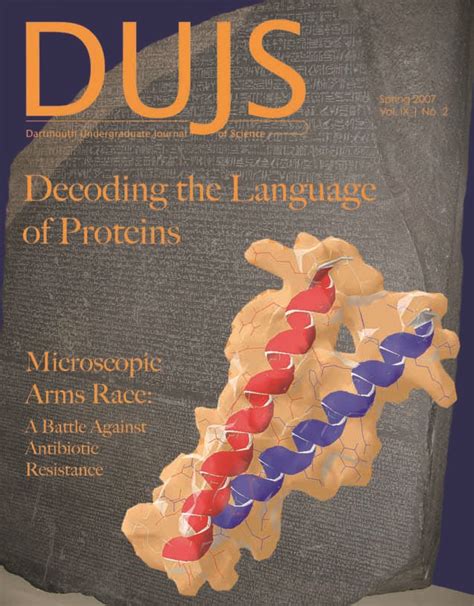Vol Ix 2007 Dartmouth Undergraduate Journal Of Science