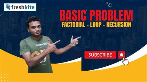 Factorial Loop Recursion Problemsolving Softwarejobs Youtube