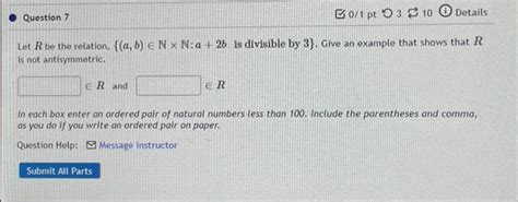 Solved Let R Be The Relation A B NN A B Is Divisible Chegg Com
