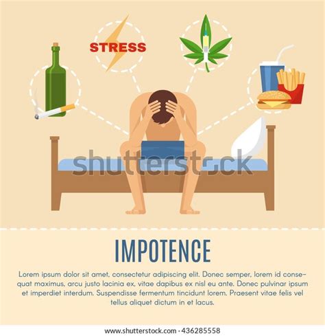 2 Art Man Erectile Dysfunction Design Vector Template Images Stock