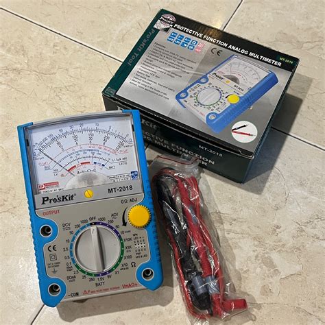 Proskit Mt 2018 Protective Function Analog Multimeter Safety Standard Professional Ohm Test