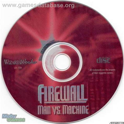 Firewall Man Vs Machine Microsoft DOS Artwork Disc