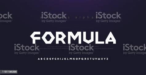 스포츠 현대 알파벳 글꼴입니다 영화 패션 공식 기술 스포츠 레이싱 로고 디자인에 대한 타이포그래피 다이아몬드 개념 글꼴 벡터