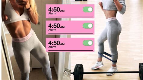 My 5am Morning Routine Fitness Booty Workout Youtube