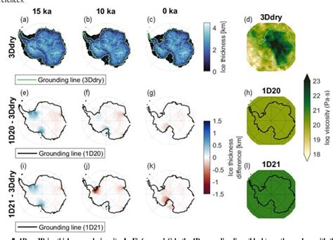 Figure 7 From Simulation Of A Fully Coupled 3d Gia Ice Sheet Model