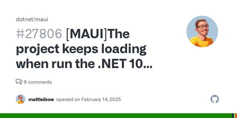 Maui The Project Keeps Loading When Run The Net 10 Maui Blazor Hybrid