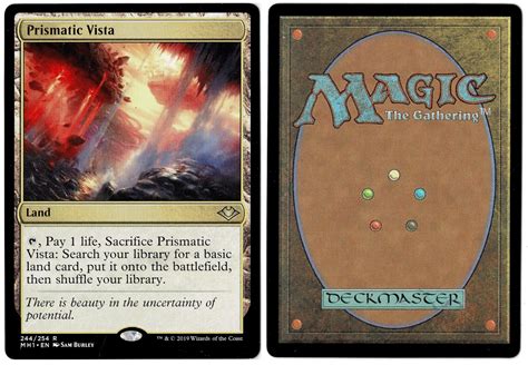 Prismatic Vista Magic The Gathering Proxy