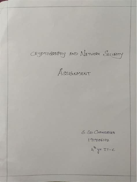 Cns Assignment 1 1919106102 Pdf