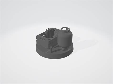 Stl File Alternative Objective Token Food Zombicide Modern Board Game Pre Supported 🎲