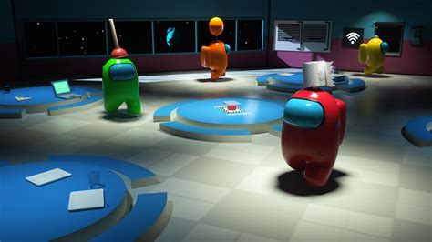 Among Us Cafeteria Created In C4d Feedback Appreciated R3dmodeling