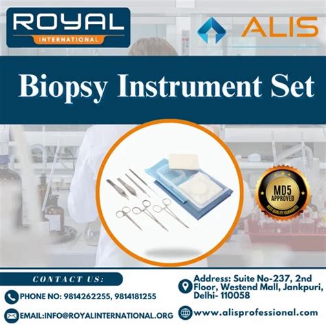 Biopsy Instrument Set At Rs 3000 Pack Dermal Biopsy Punch In Jalandhar Id 2854205861433
