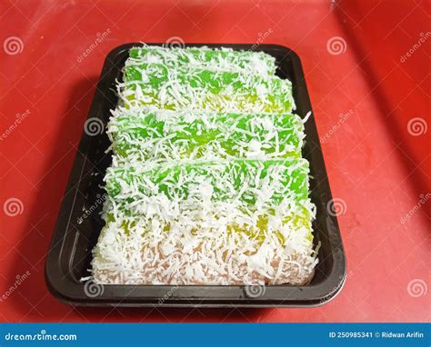 Rainbow Cake From Cassava Stock Image Image Of Three 250985341