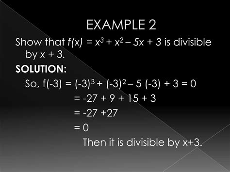 The Remainder Theorem Powerpoint Pptx