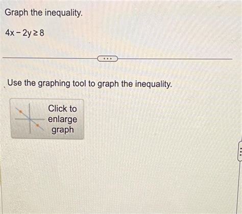 Solved Graph The Inequality Y X Use The Graphing Tool To Chegg Com