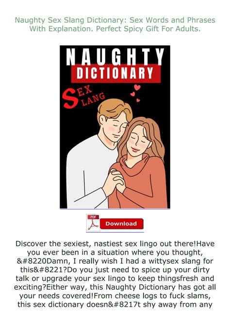 DOWNLOAD Naughty Sex Slang Dictionary Sex Words And Phrases With