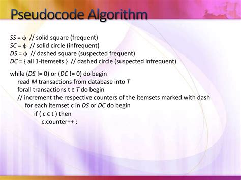 Dynamic Itemset Counting Pptx
