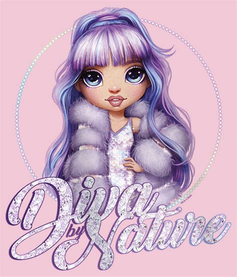Girls Rainbow High Violet Diva By Nature Graphic Tee