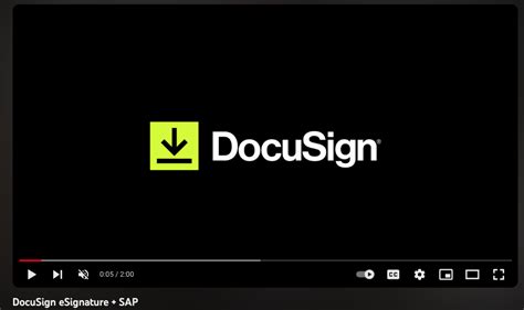 Docusign Esignature Sap Sapinsider