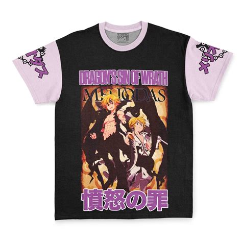 Meliodas Seven Deadly Sins Streetwear T Shirt Anime Ape