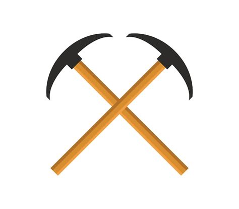 Premium Vector Pickaxe