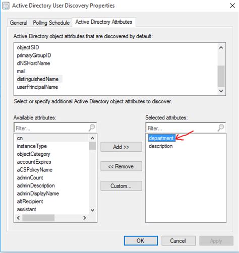 sccm configmgr 2012 create device collection using the user department