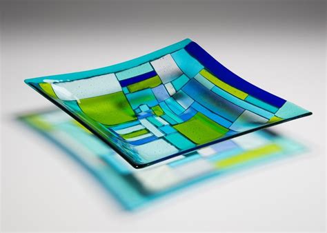 Fused Glass Artwork Fused Glass Plates Fused Glass Ornaments Glass Dishes Glass Bowls Glass