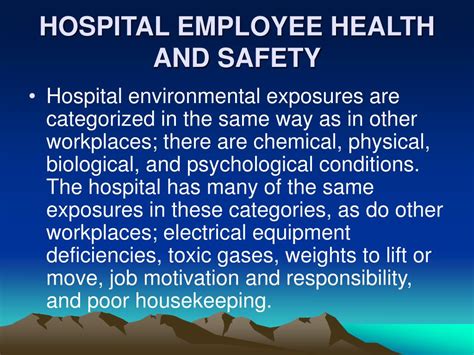 Safe Hospital Environment At Lori Sullivan Blog