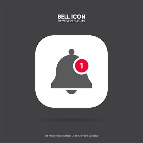 Premium Vector Subscribe Button Bell Notification Icon Button And