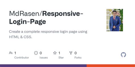 Github Mdrasen Responsive Login Page Create A Complete Responsive Login Page Using Html Css