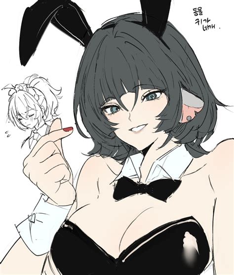 Jane Doe And Zhu Yuan Zenless Zone Zero Drawn By Chibiya Danbooru