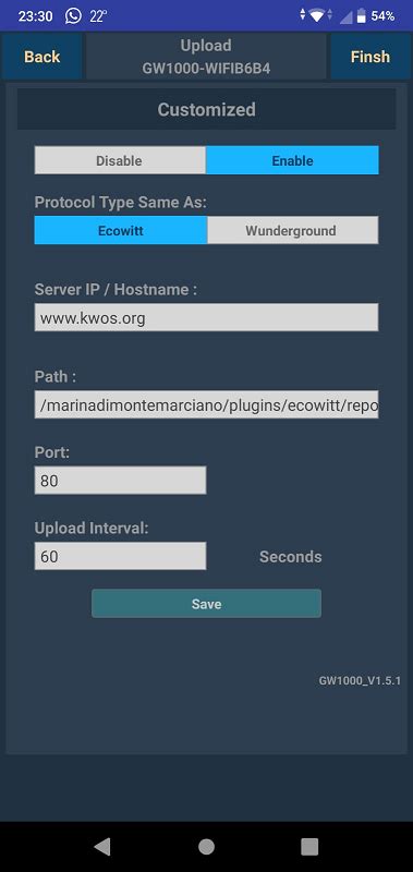 github iz0qwm ecowitt gateway simple gateway that receives