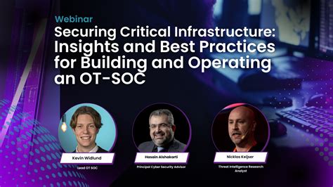 Webinar Securing Critical Infrastructure Insights And Best Practices For Building And
