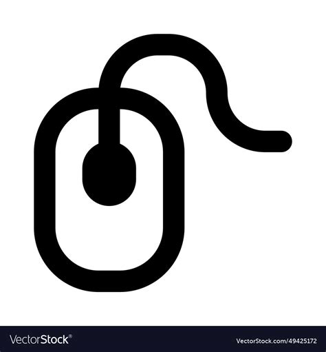 Mouse Used To Move The Cursor On Screen Royalty Free Vector