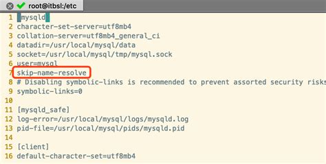 解决Navicat连接远程MySQL很慢的方法 itbsl 博客园