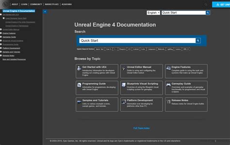 Unreal Engine 4 Dark Documentation Freestylerws