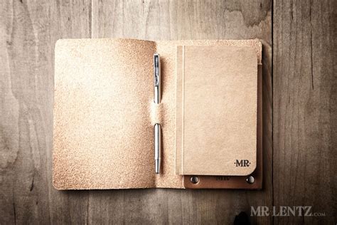 Leather Notebook Cover Notebook Cover Mr Lentz Shop