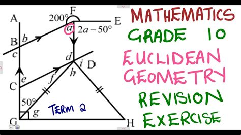 Mathematics Grade 10 Euclidean Geometry Exercise 1 Question A